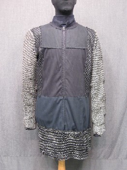 armor, chainmail, tunic, knitted